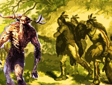 Cannibalistic Shapeshifter Wendigo In Myths And Legends Of The Indians ...